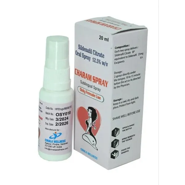 Charam Spray 20 ml - Help in erectile dysfunction | Generic USA