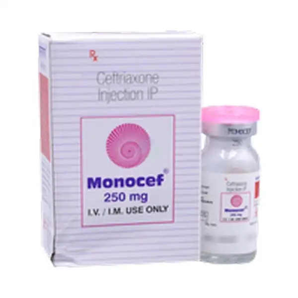 Monocef 250mg Injection for Bacterial Infection