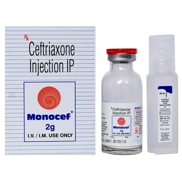 Monocef 2g Injection for Serious Bacterial Infection