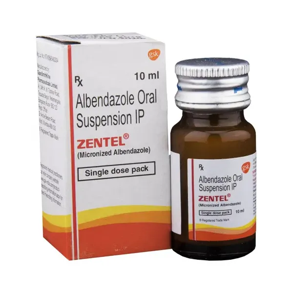 Zentel oral Suspension for Safe Treatment of Worm Infections